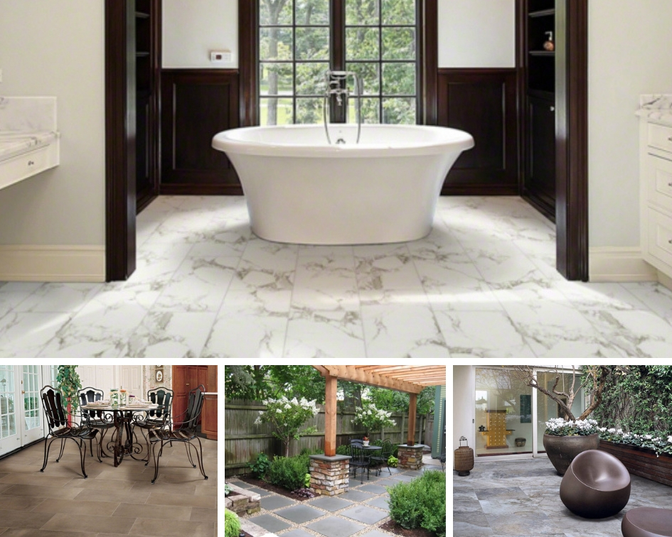 Stone-Look Porcelain Tiles: So Realistic, You'll Doubletake