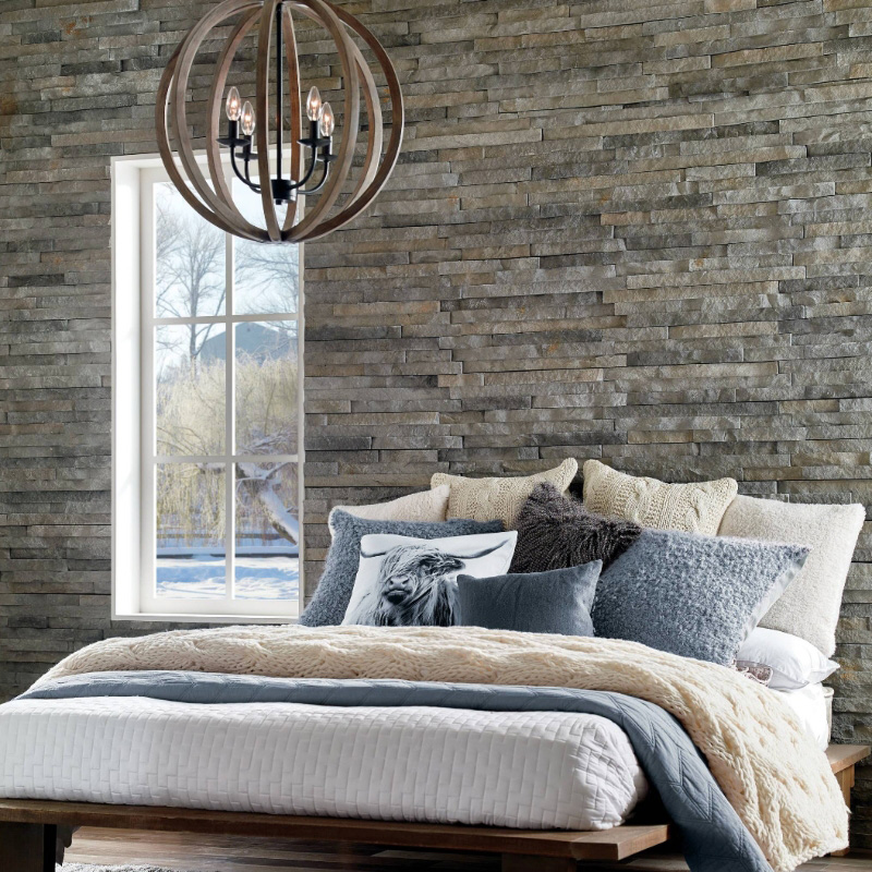 5 Stunning Indoor/Outdoor Stacked Stone Accent Walls
