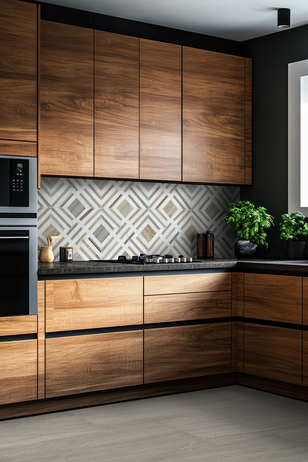 Trending Kitchen Designs with Bold Backsplashes