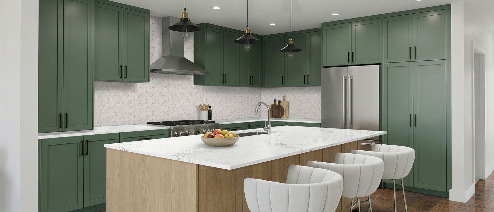 Calacatta Jadira Quartz - Q™ Premium Quartz - MSI Quartz