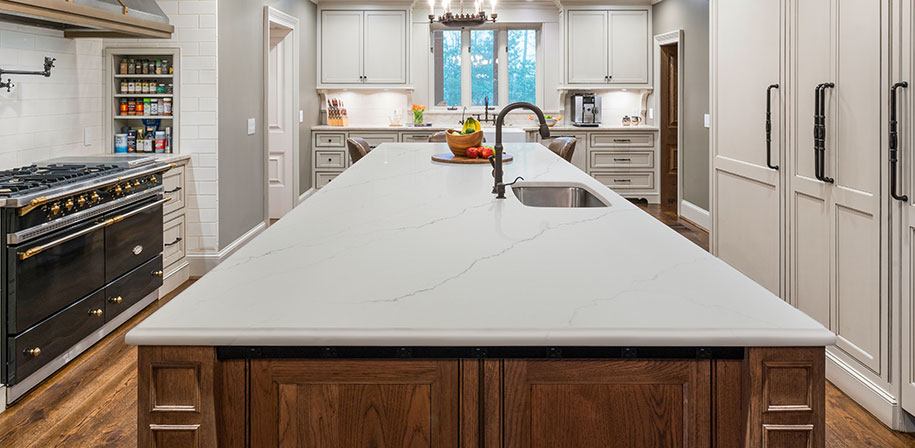 Quartz Countertops | Calacatta Miraggio | Q™ Premium Natural Quartz