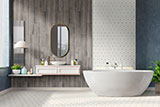 Cecily Grigio Polished Mosaic Tile - MSI Surfaces