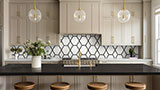 White & black Hive Pattern Matte